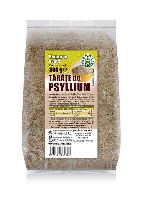 PSYLLIUM TĂRÂȚE - HerbalSana