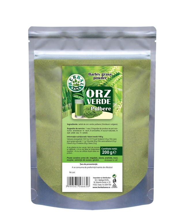ORZ VERDE PULBERE – 200G - HerbalSana